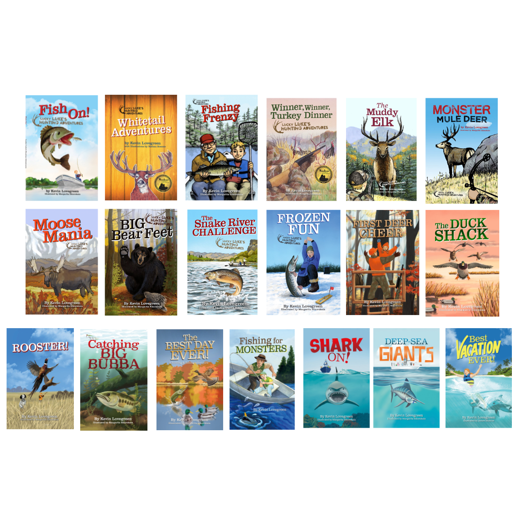 Set of All 19 LL Chapter Books – Kevin Lovegreen | Lucky Luke Books